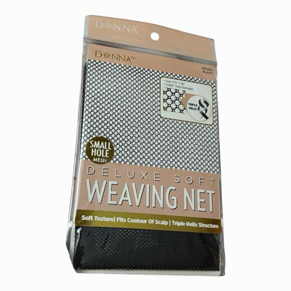 Hair | Donna Small Hole Mesh Weaving Net Black Deluxe Soft Texture Size ...